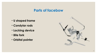 FACEBOW, types, procedures, importance of facebow in Complete dentures ...