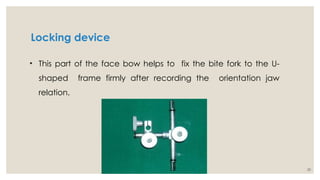 FACEBOW, types, procedures, importance of facebow in Complete dentures ...
