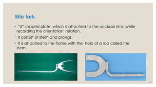 FACEBOW, types, procedures, importance of facebow in Complete dentures ...