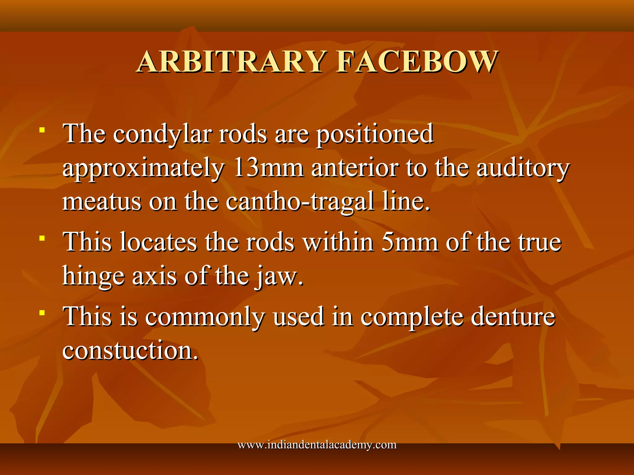 Facebow in orthodontics /certified fixed orthodontic courses by Indian ...