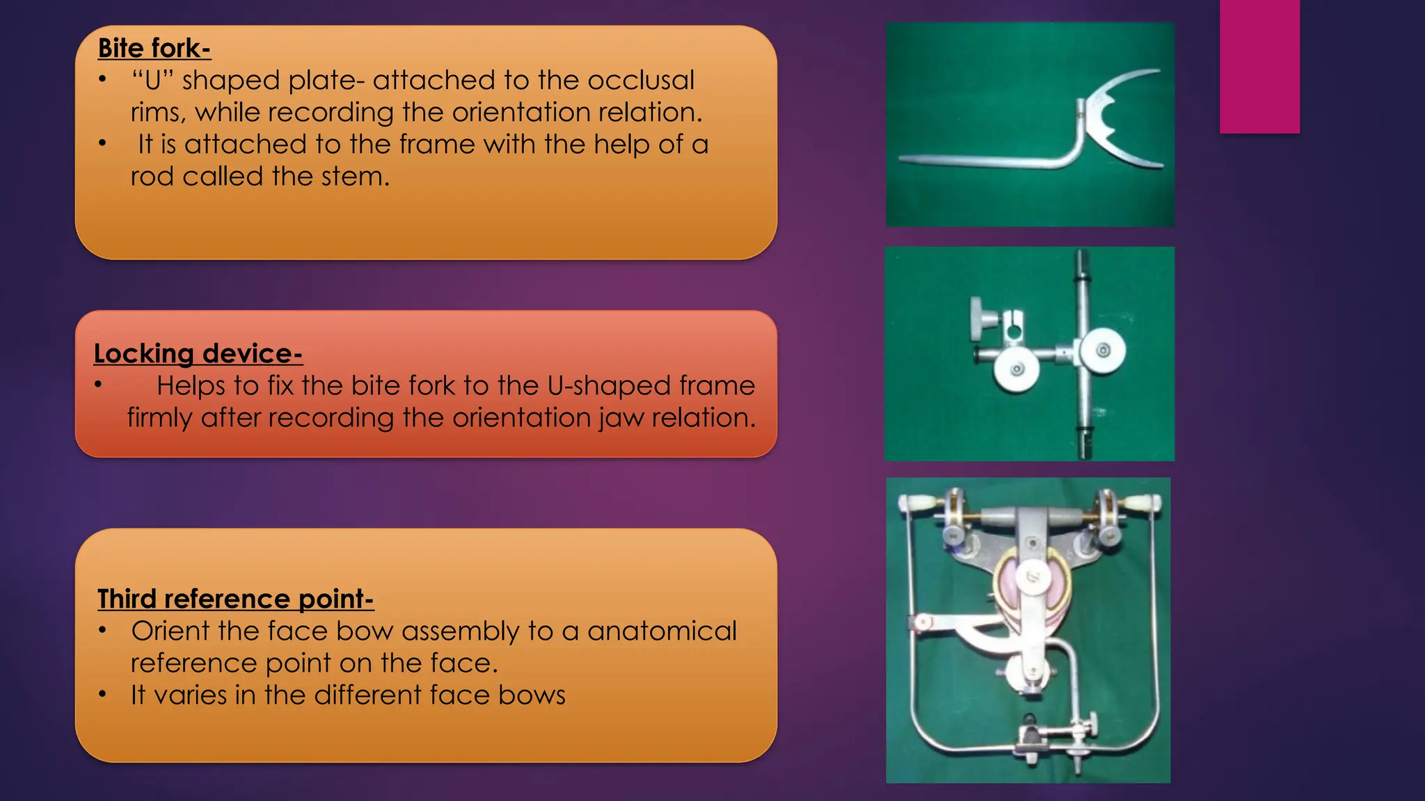 FACE BOW uses in complete denture fabrication | PPTX
