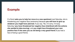 Face concept; politeness theory and its critics | PDF