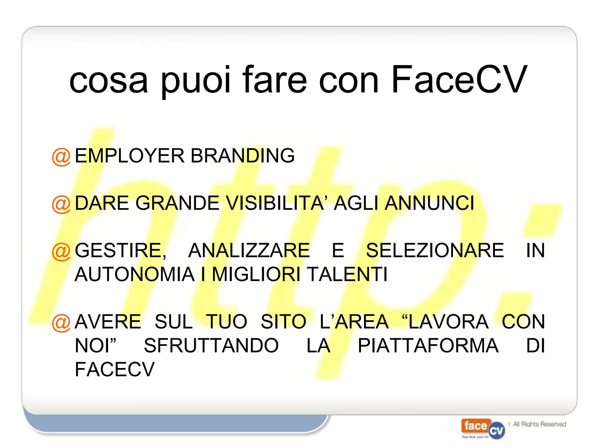 Face cv recruiting real people_light | PPT