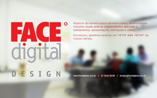 FACE Digital - Design Portfolio | PDF