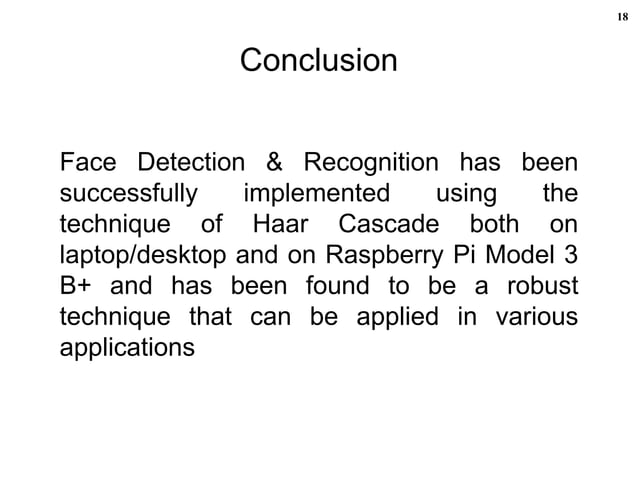 Face Detection And Recognition Pptx Computer Peripherals Computing