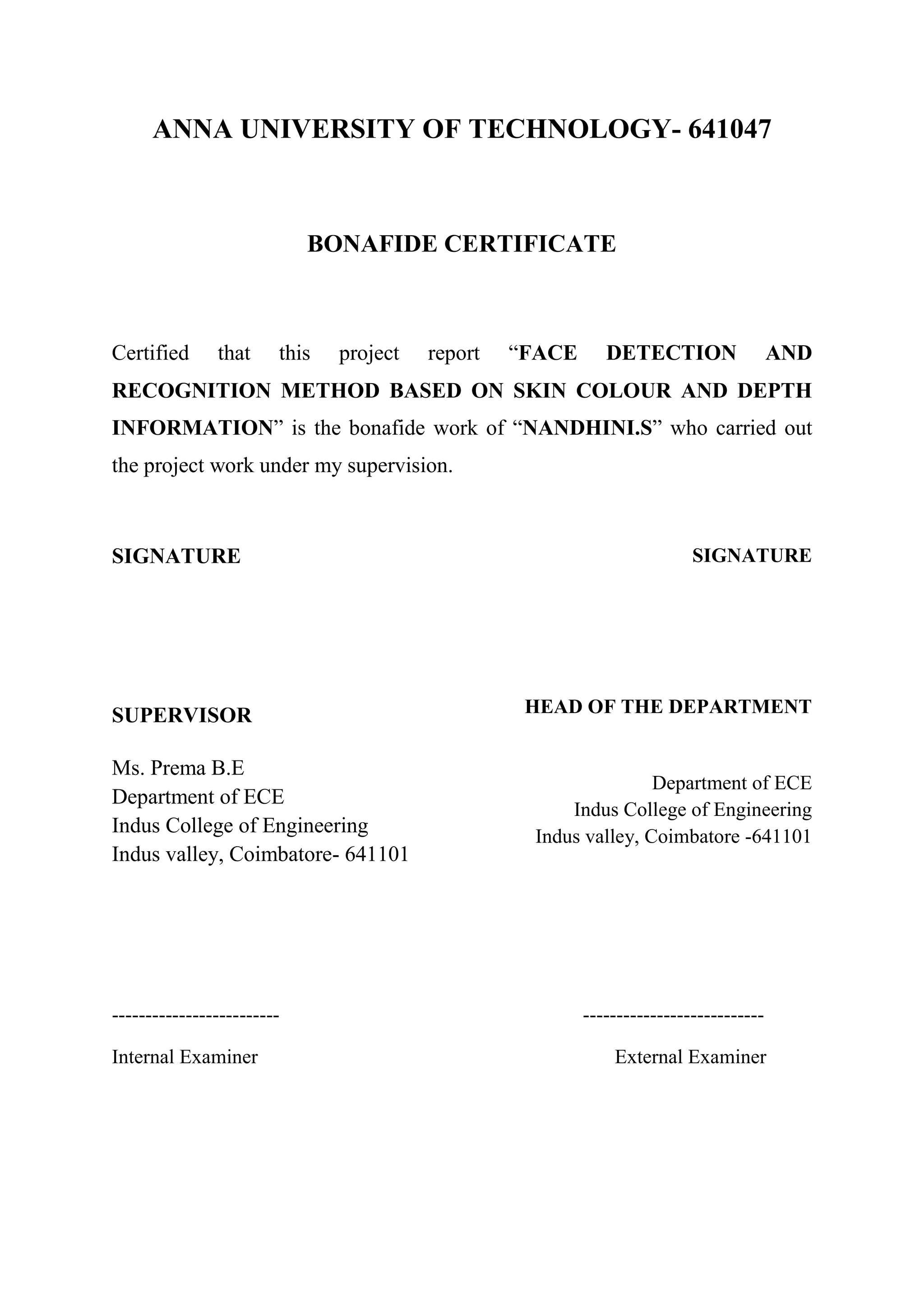 Face Detection And Recognition Method Based On Skin Colour And Depth Informatio1 Docx