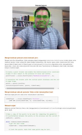 Face Detection And Tracking Using The Klt Algorithm Matlab And Simulink Example