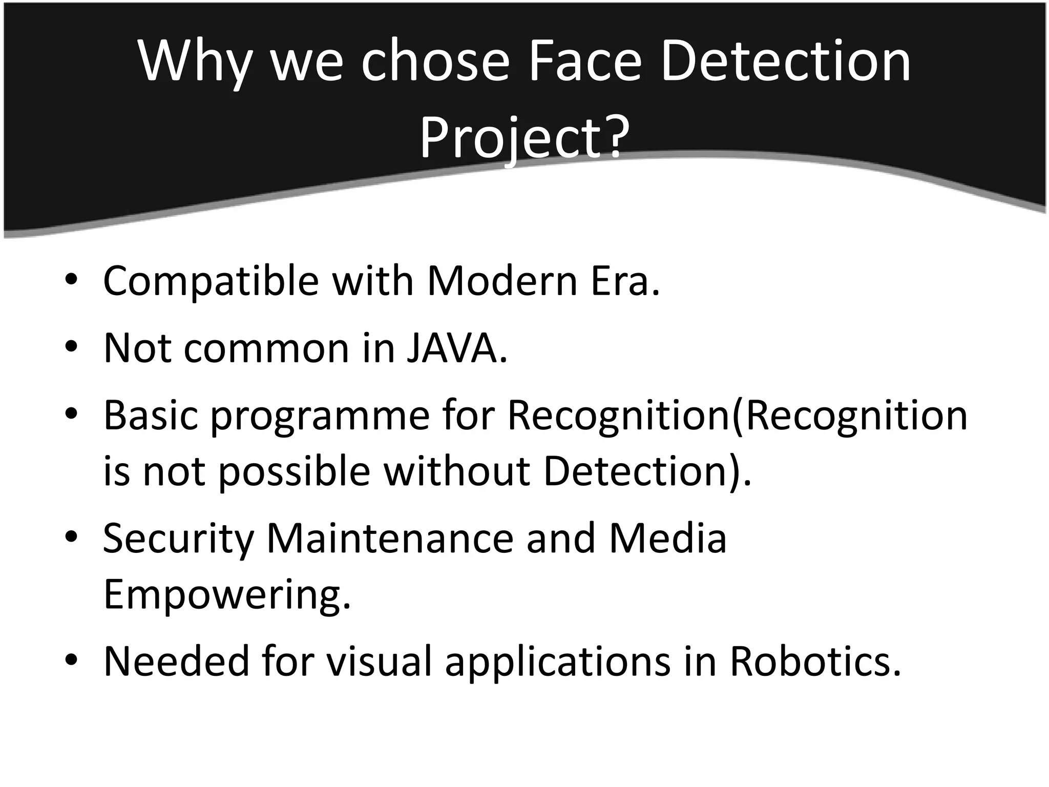 Project Face Detection | PPT
