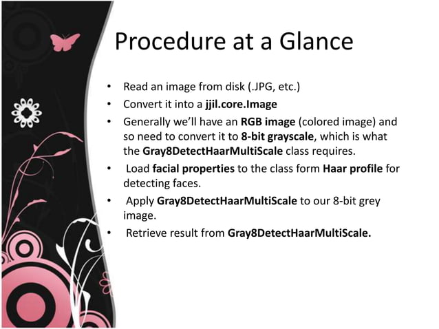Project Face Detection Pptx