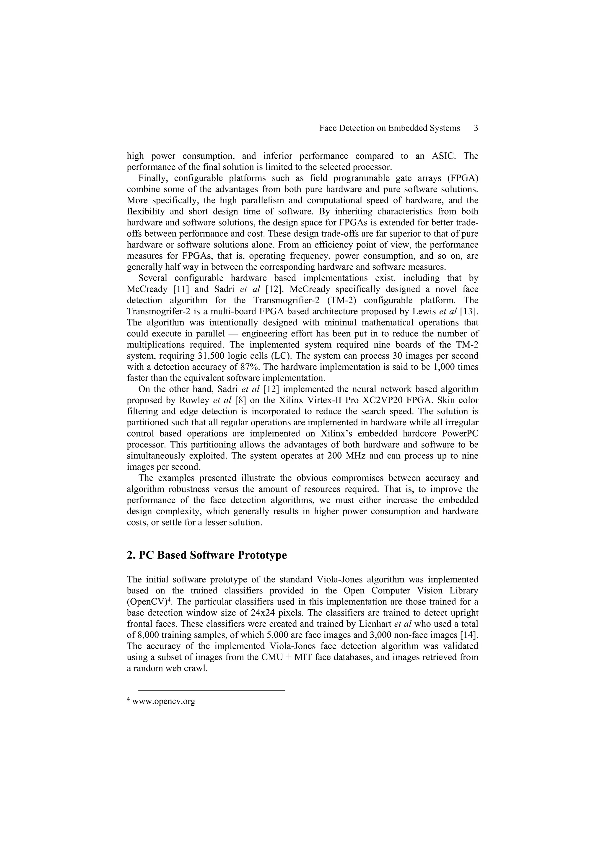 Face Detection Onembeddedsystems Pdf