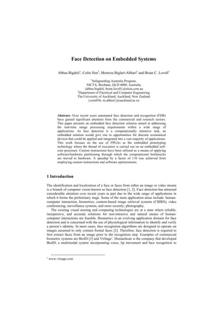Face detection on_embedded_systems | PDF