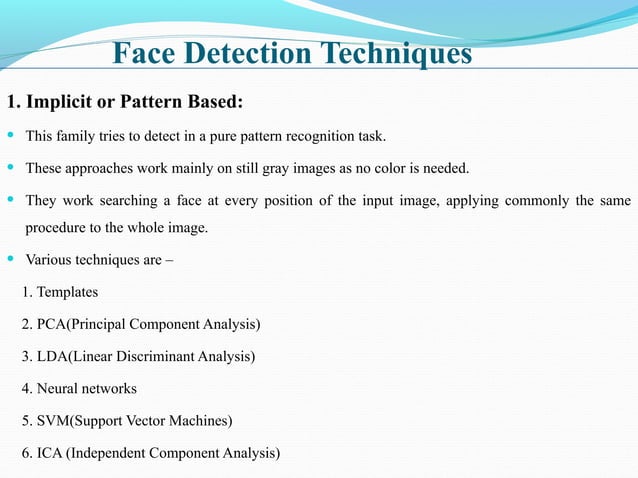Face Detection Ppt Ppt Photo Editing Software Computer Software And Applications