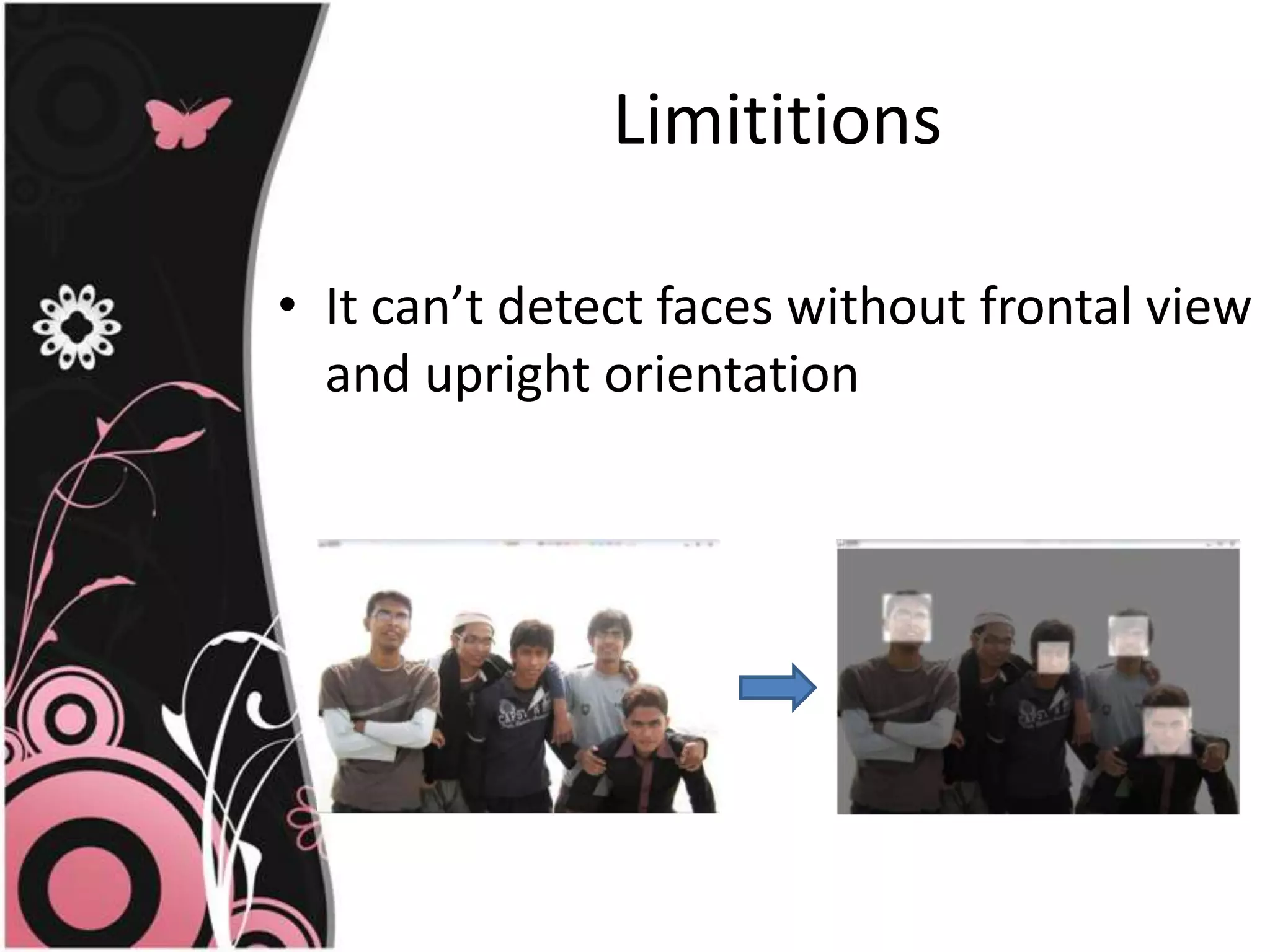 Face detection presentation slide | PPTX