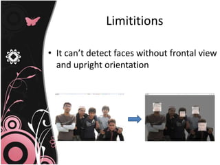 Face detection presentation slide | PPTX