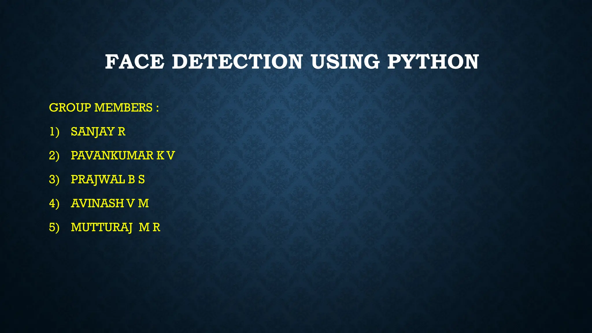 Face Detect Pptpptx Face Detection Ppt Ppt