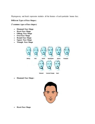 Face features | PDF