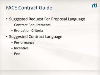 FACE Architecture Executive Summary | PPTX