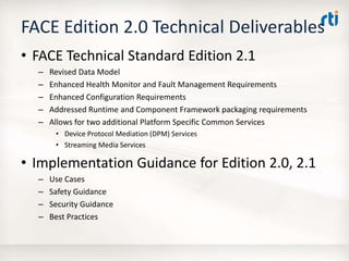 FACE Architecture Executive Summary | PPTX