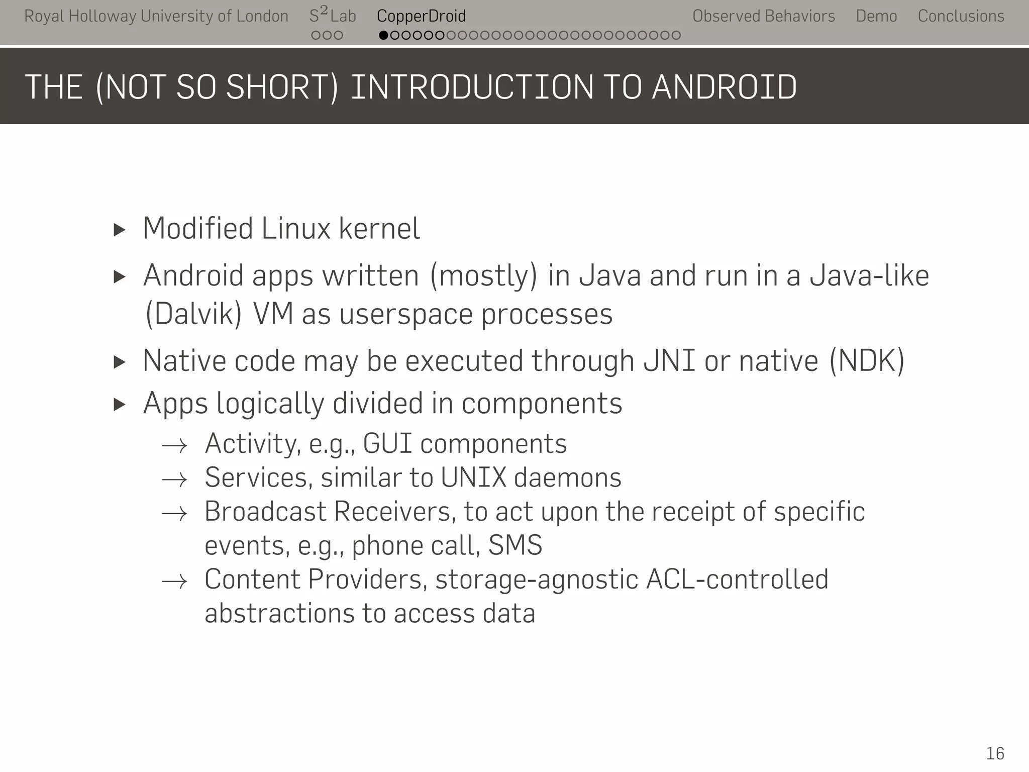 CopperDroid - On the Reconstruction of Android Apps Behaviors | PDF