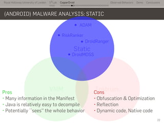 CopperDroid - On the Reconstruction of Android Apps Behaviors | PDF