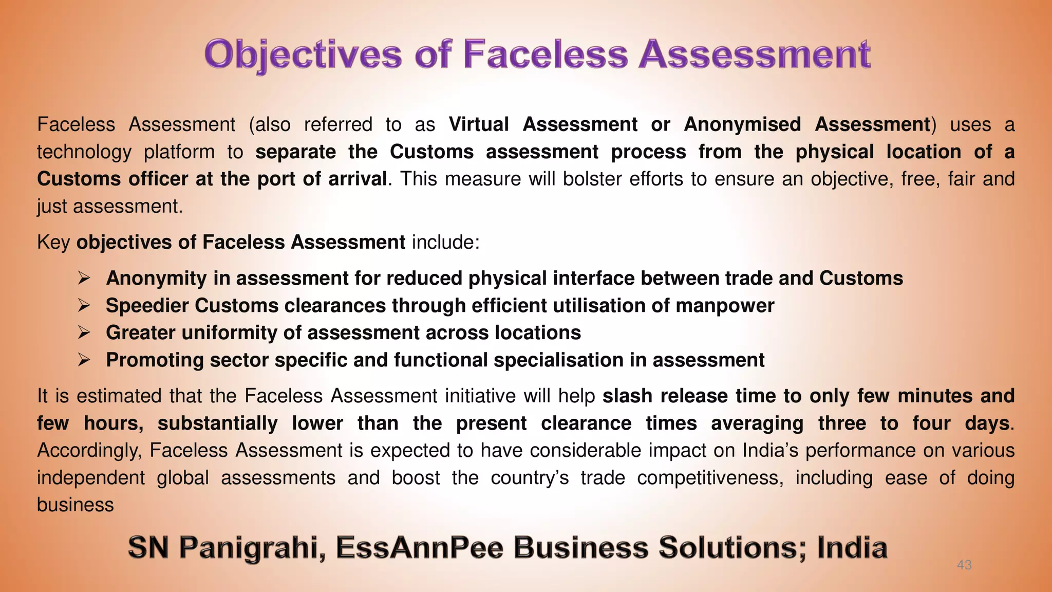 #Turant Customs : A Faceless Assessment by SN Panigrahi | PDF