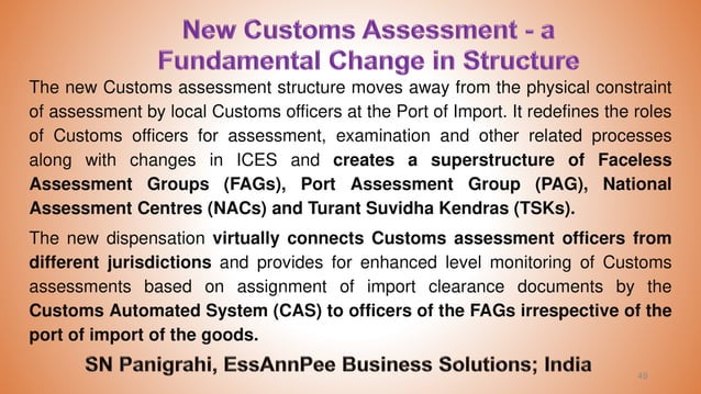 #Turant Customs : A Faceless Assessment by SN Panigrahi | PDF