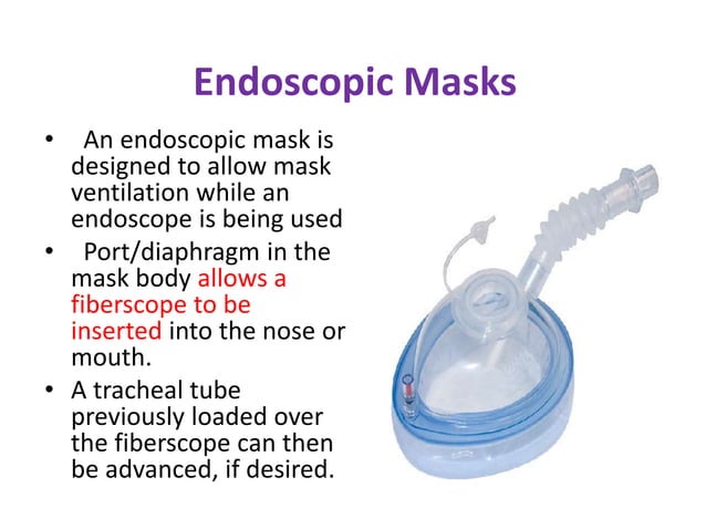 Facemask , oral and nasal airways | PPTX