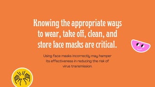Face Mask Management | PPT
