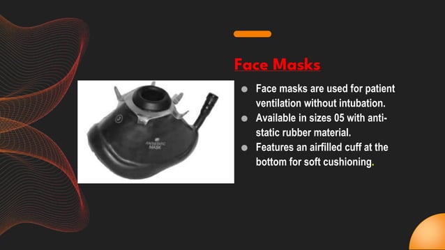 Face Masks and Airway Laryngoscopes by Rutuja Sonule.pptx | Ear, Nose and Throat Conditions ...