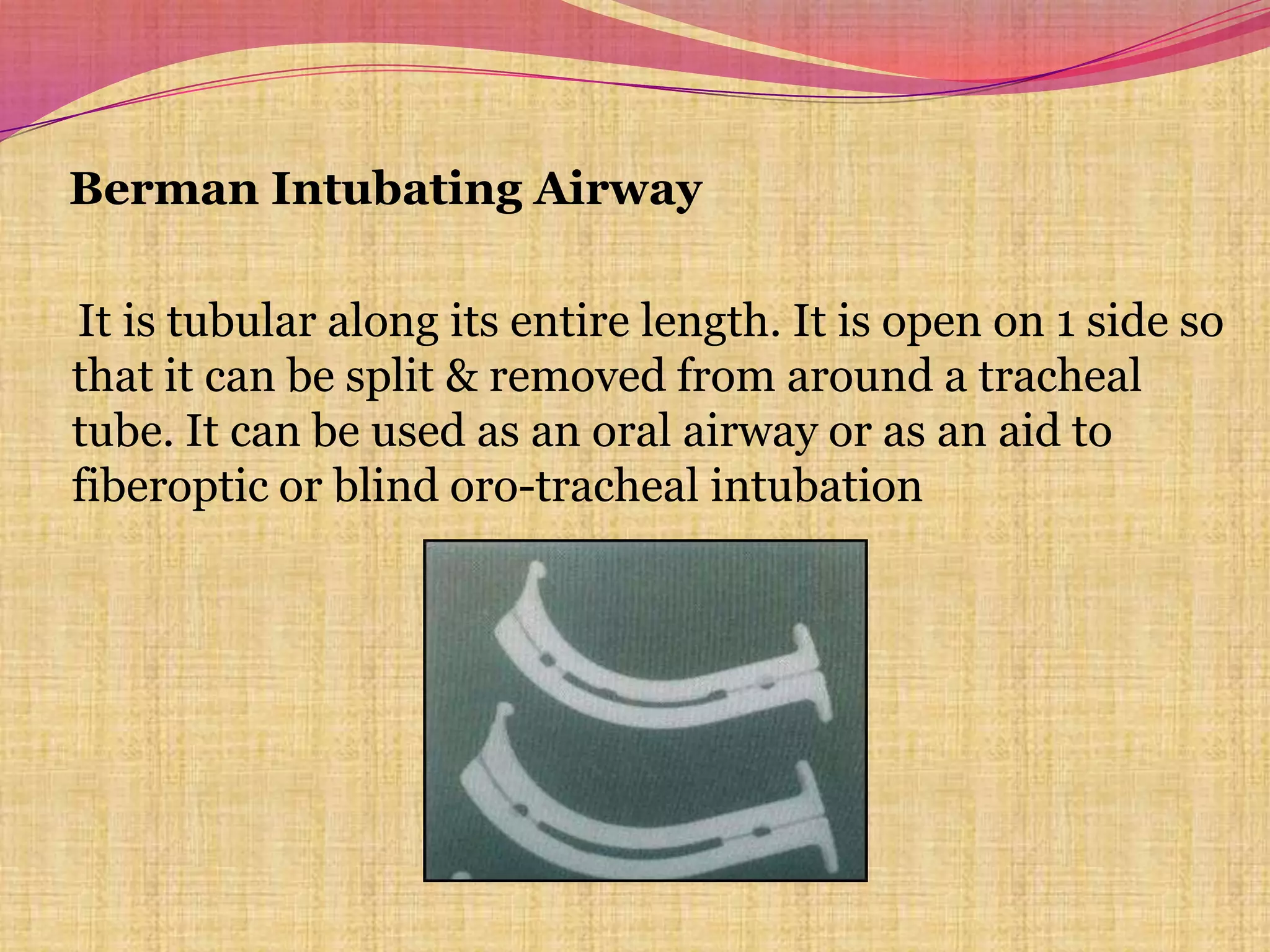 Face masks, laryngeal tube, airways yuvaraj | PPTX