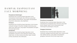 Face Morphing Attack | PPT