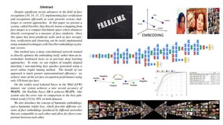Facenet - Paper Review | PPTX
