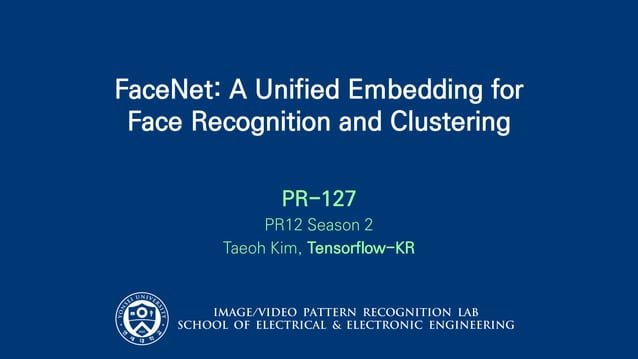 PR 127: FaceNet | PDF