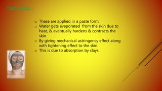 Face pack and masks | PPTX