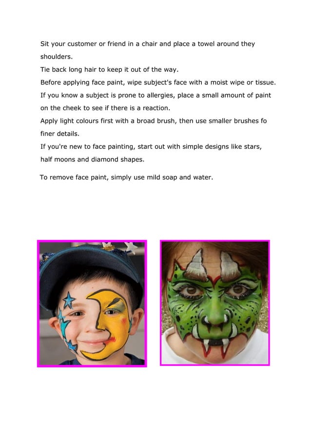 Face painting | PDF