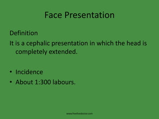 Face presentation | PPTX