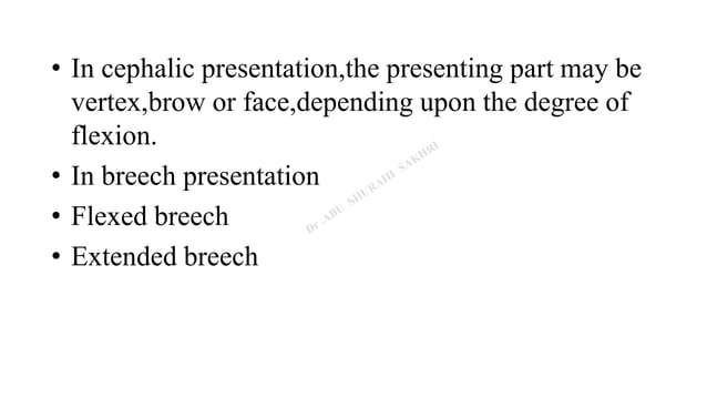 Face Presentation | PPTX | Pregnancy | Reproductive Health