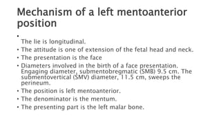 face presentation.pptx | Pregnancy | Reproductive Health