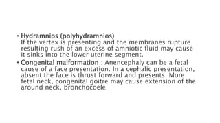 face presentation.pptx | Pregnancy | Reproductive Health