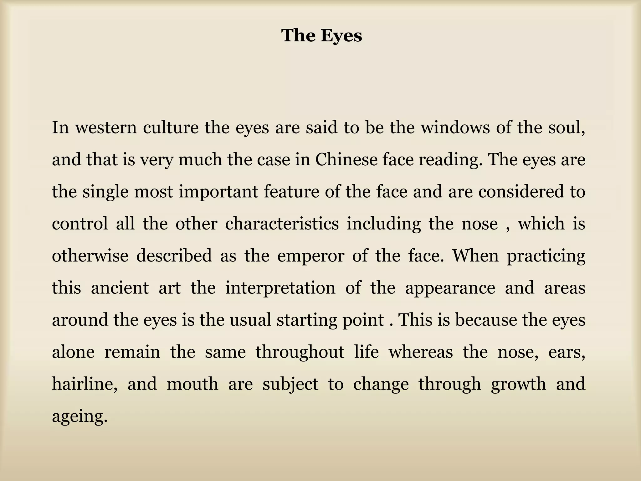 Face Reading | PPT