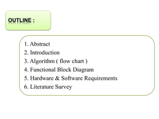 face_reccognition attendance system using IoT | PPTX