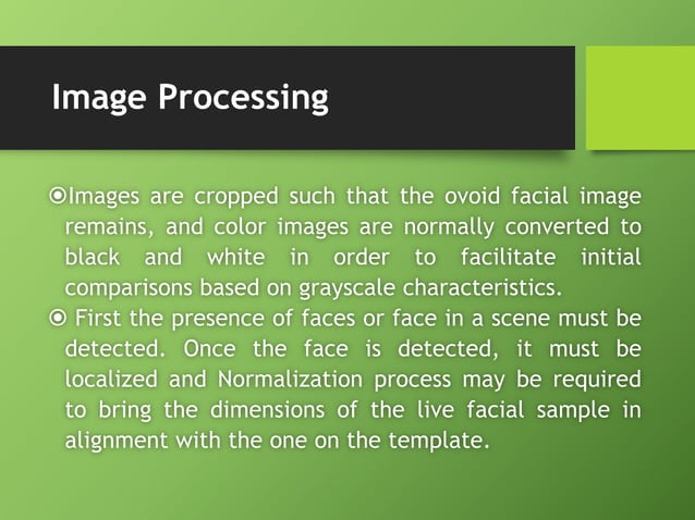 Face recognigion system ppt | PPTX