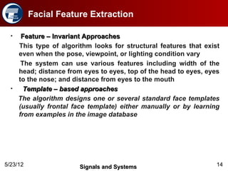Face recognition system | PPT