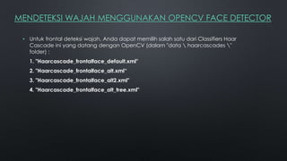 Face recognition | PPTX