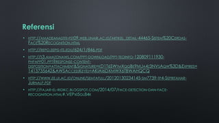 Face recognition | PPTX