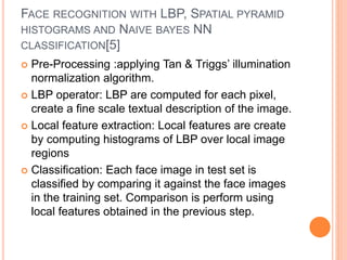 Face recognition | PPTX
