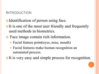 Face recognition | PPTX
