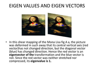 Face Recognition using Eigen Values pptx | PPTX