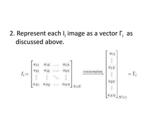 Face Recognition using Eigen Values pptx | PPTX