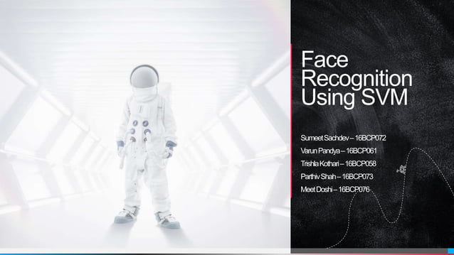 Face recognition svm+pca | PPTX